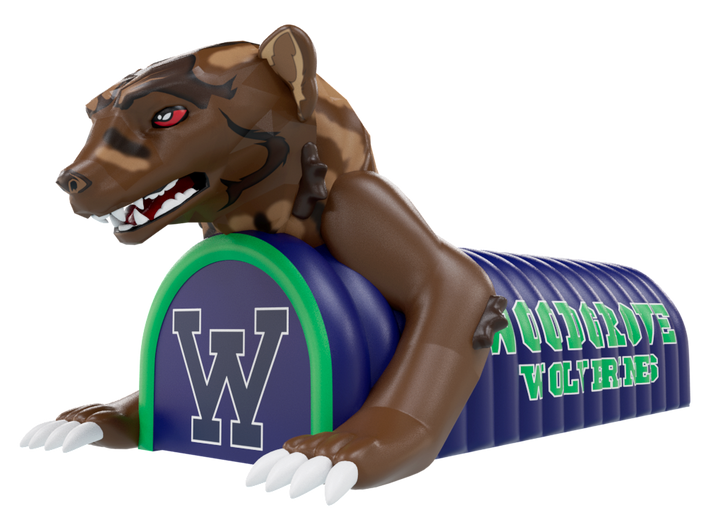Inflatable Wolverine Mascot Tunnel – Inflatable Football Tunnels