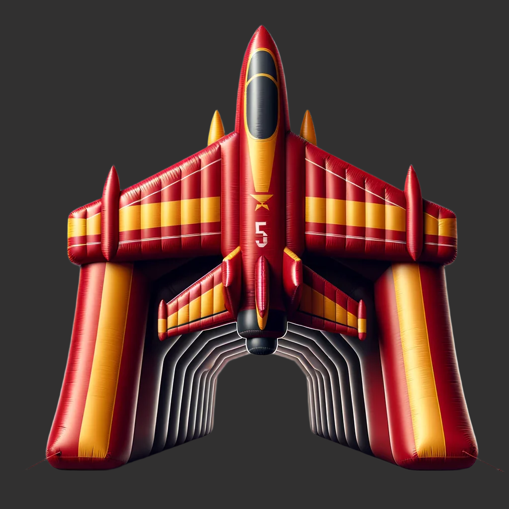 Inflatable Fighter Jet Tunnel – Inflatable Football Tunnels