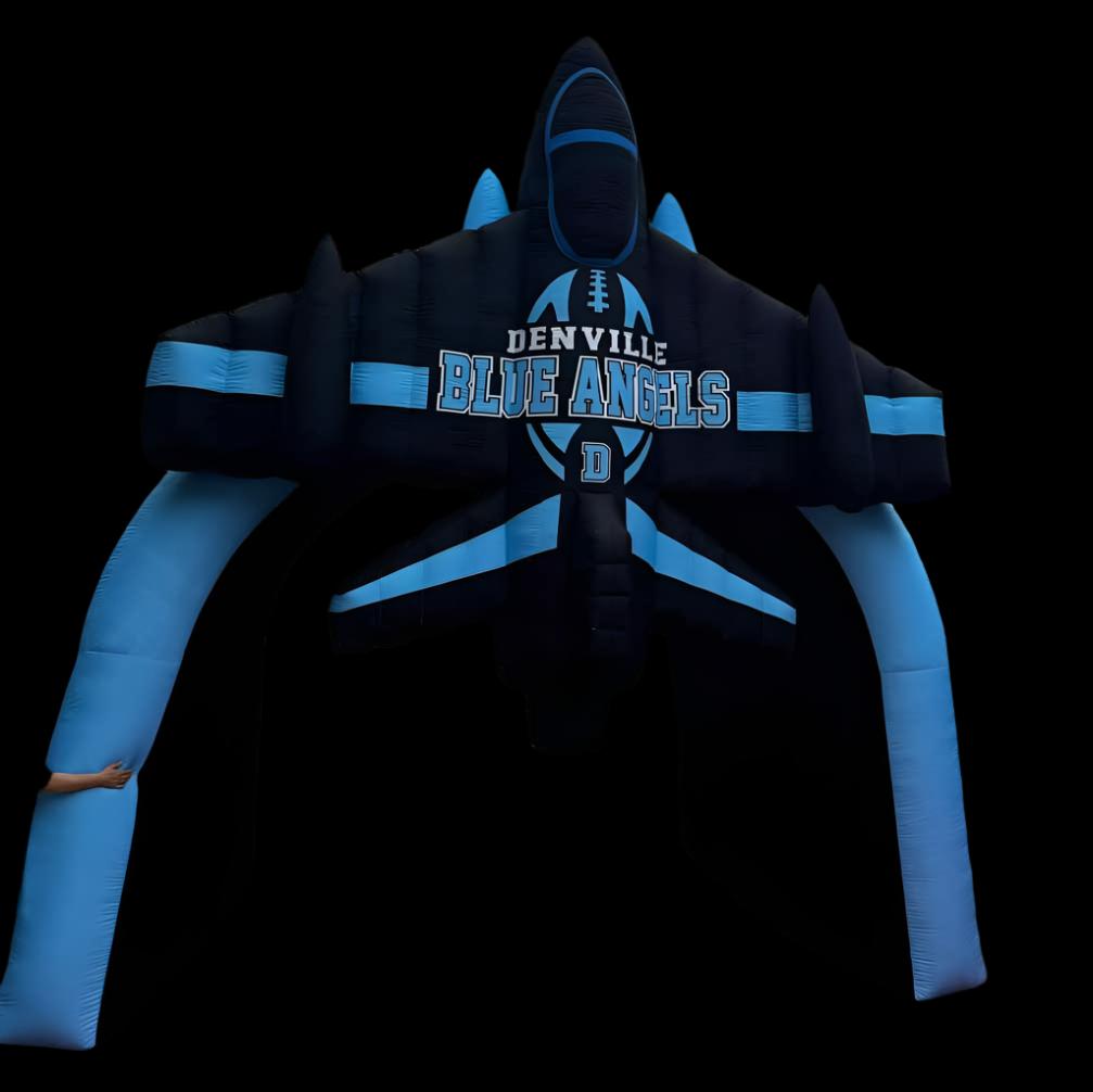 Inflatable Fighter Jet Tunnel – Inflatable Football Tunnels