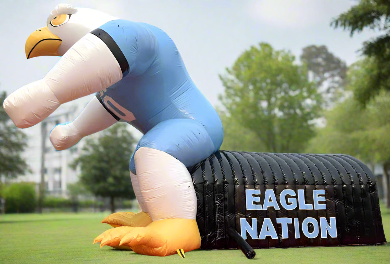 Inflatable Eagle Mascot Tunnel – Inflatable Football Tunnels